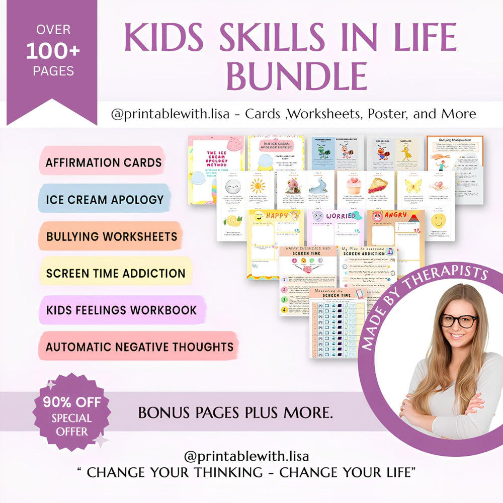 Kids Life Skills Bundle – 240+ SEL Activities & Coping Tools ...