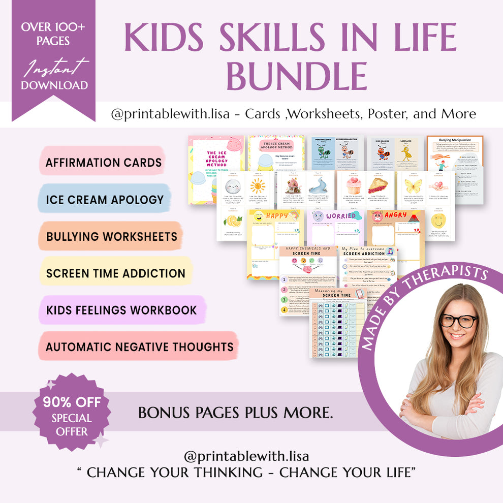 Kids Life Skills Bundle – 240+ SEL Activities & Coping Tools ...