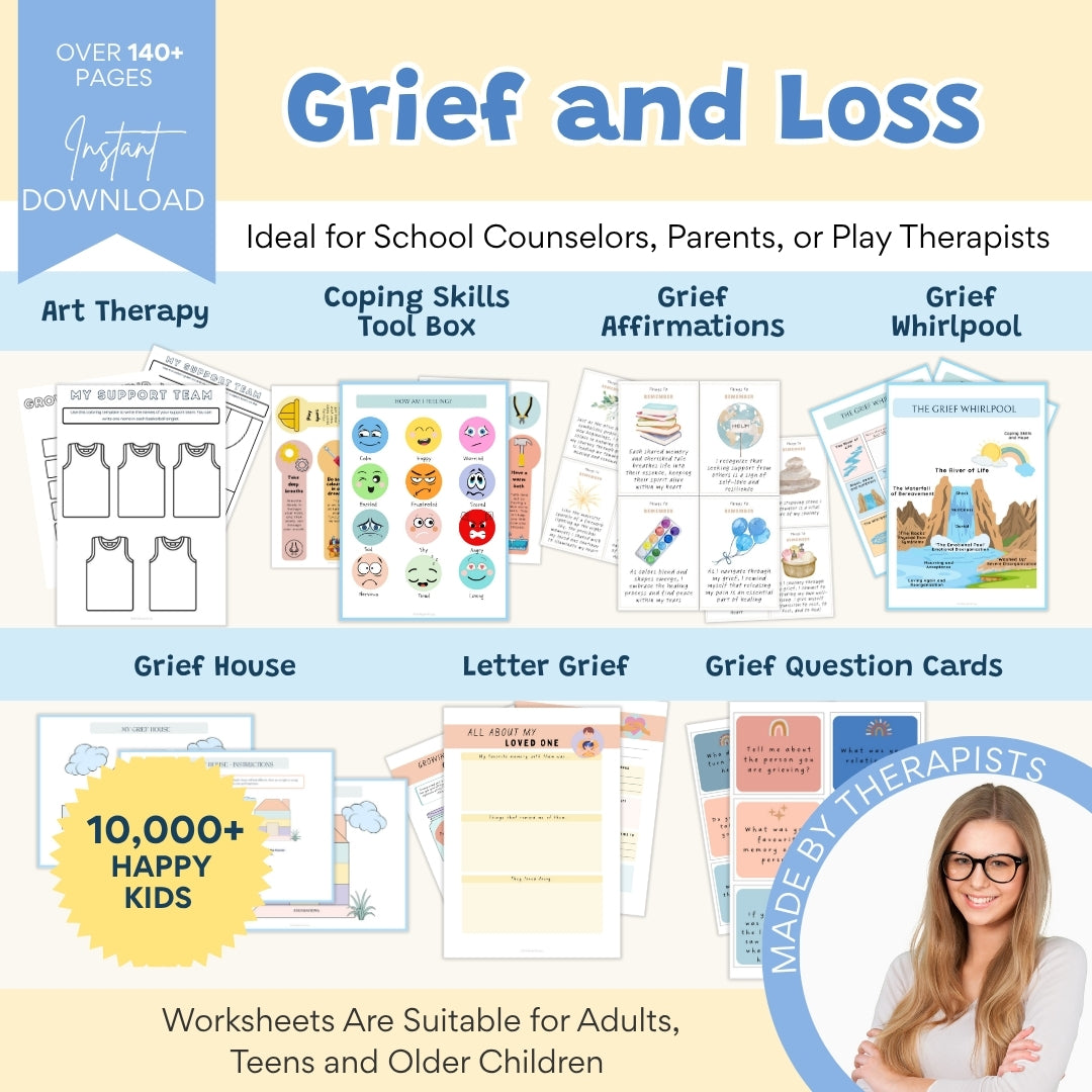 Grief & Loss Workbook Bundle – Tools for Healing & Support – PRINTABLE ...