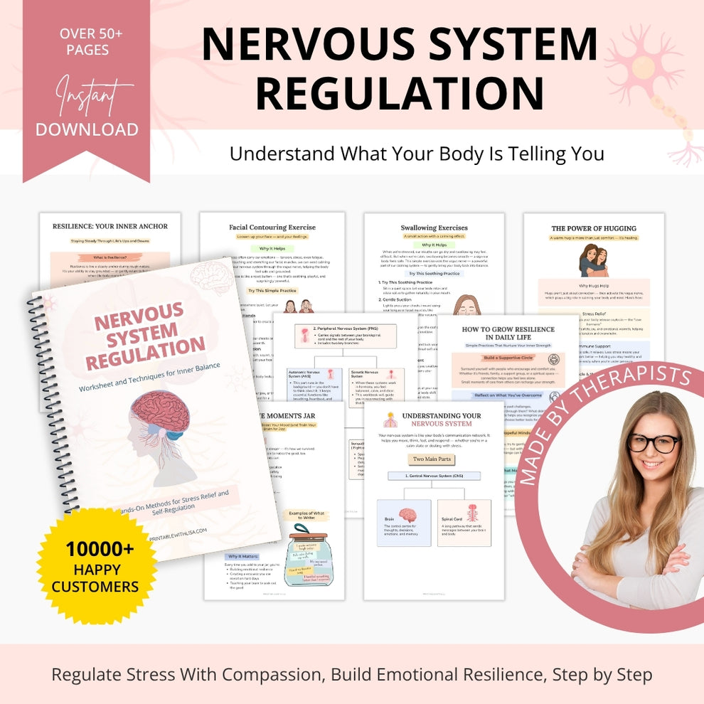 Nervous System Regulation Workbook – Polyvagal Somatic Exercises ...