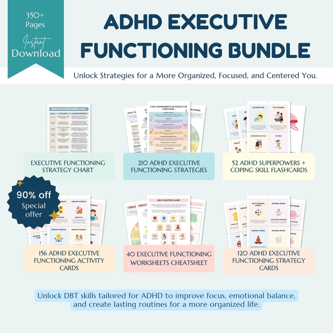 ADHD & Executive Functioning Toolkit | 250+ Focus & Coping Tools ...