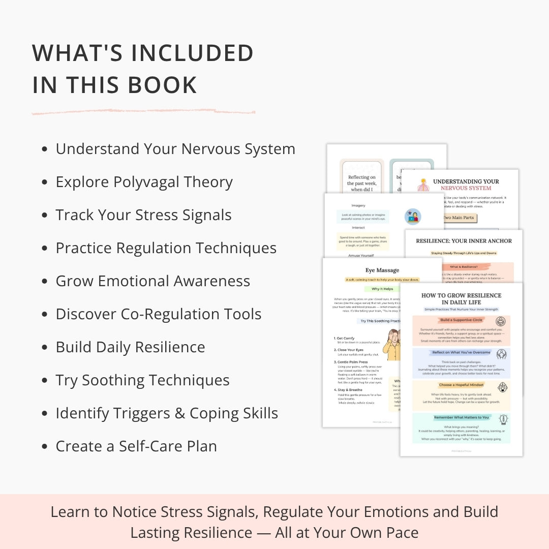Nervous System Regulation Workbook – Polyvagal Somatic Exercises ...
