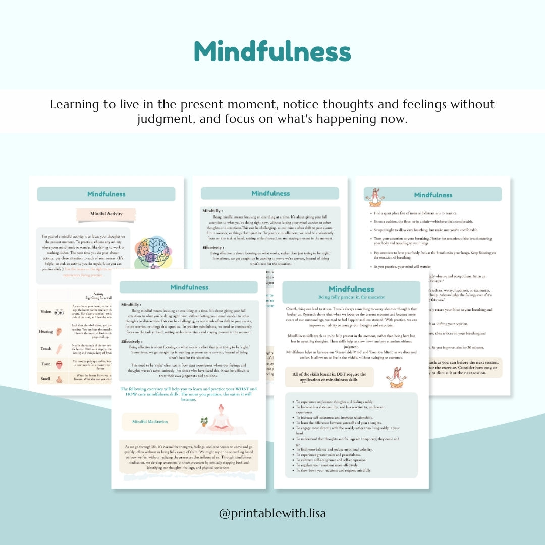 Neurodivergent DBT Skills Workbook – Autism, ADHD, BPD Coping Tools ...