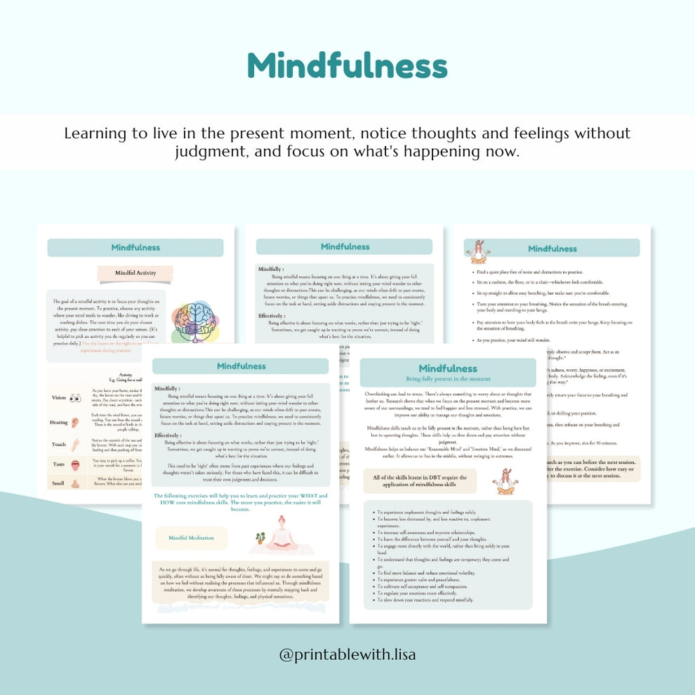 Neurodivergent DBT Skills Workbook – Autism, ADHD, BPD Coping Tools ...