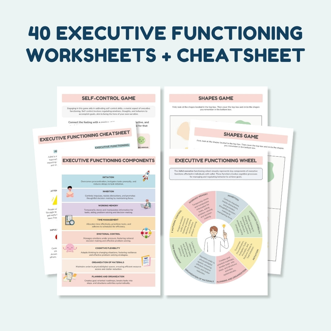 ADHD & Executive Functioning Toolkit | 250+ Focus & Coping Tools ...