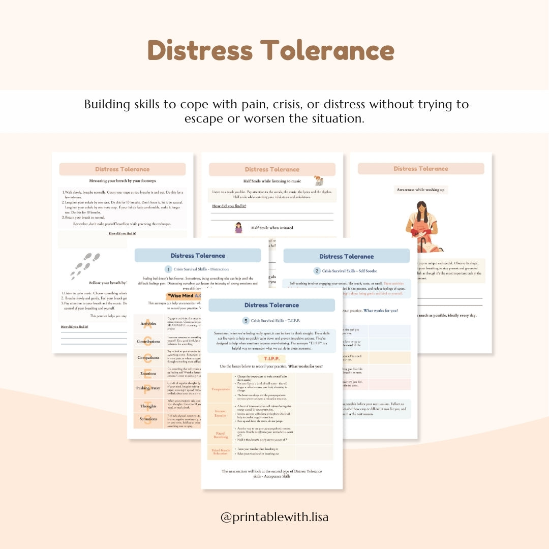 Neurodivergent DBT Skills Workbook – Autism, ADHD, BPD Coping Tools ...