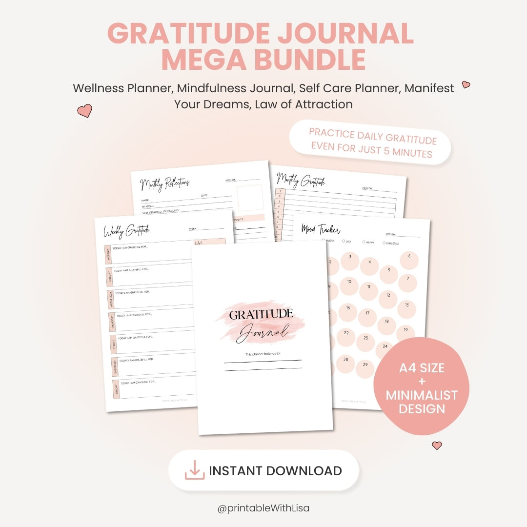 Ultimate Life Changer Printable Bundle | 9-in-1 Planner PDF – PRINTABLE ...