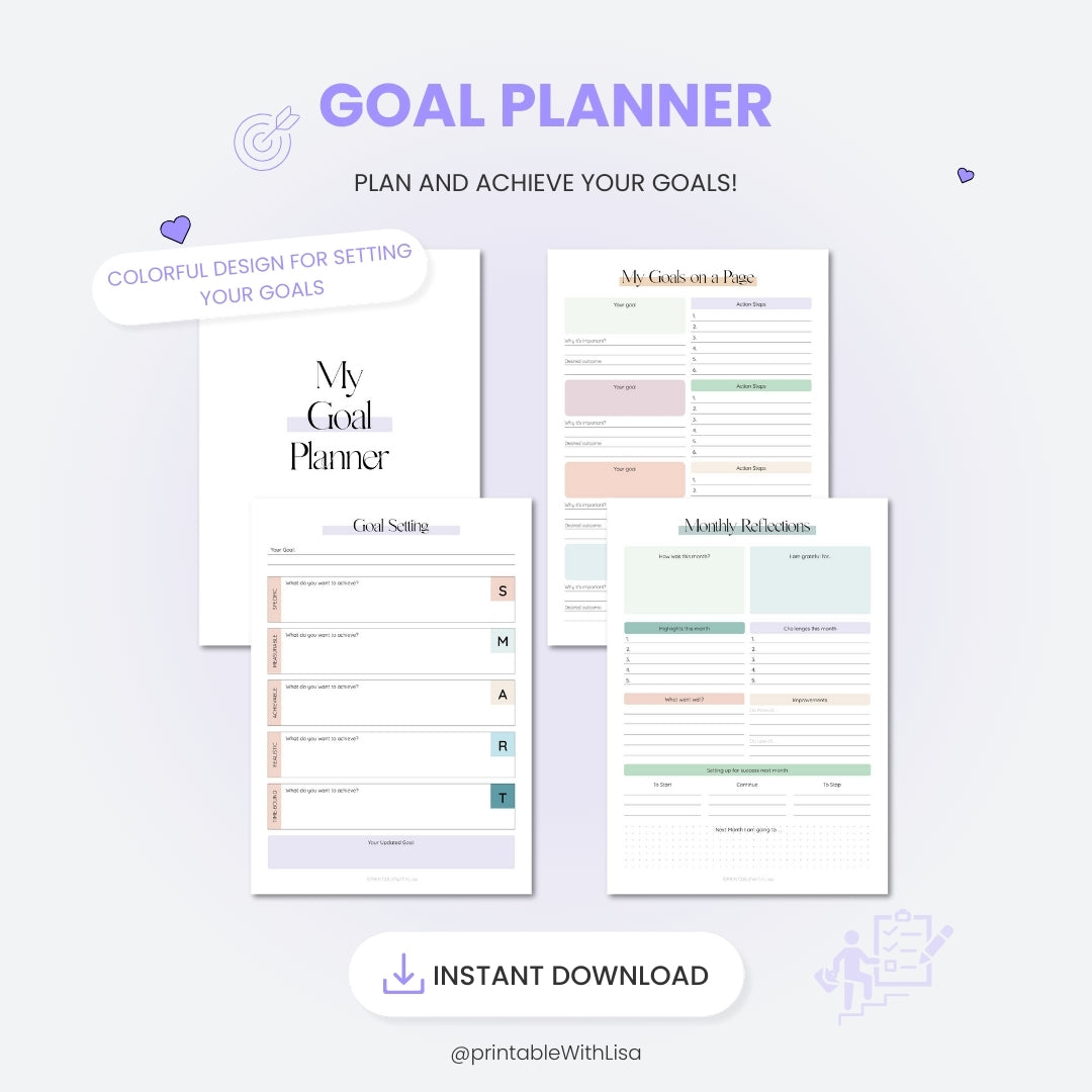 Ultimate Life Changer Printable Bundle | 9-in-1 Planner PDF – PRINTABLE ...