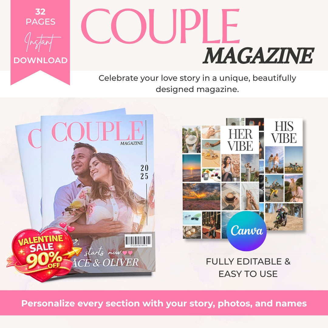 Couple's Magazine – Personalize Your Love Story & Create a Lasting ...