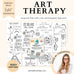 Art Therapy Worksheets Bundle – Self-Esteem & Mental Health Tools ...