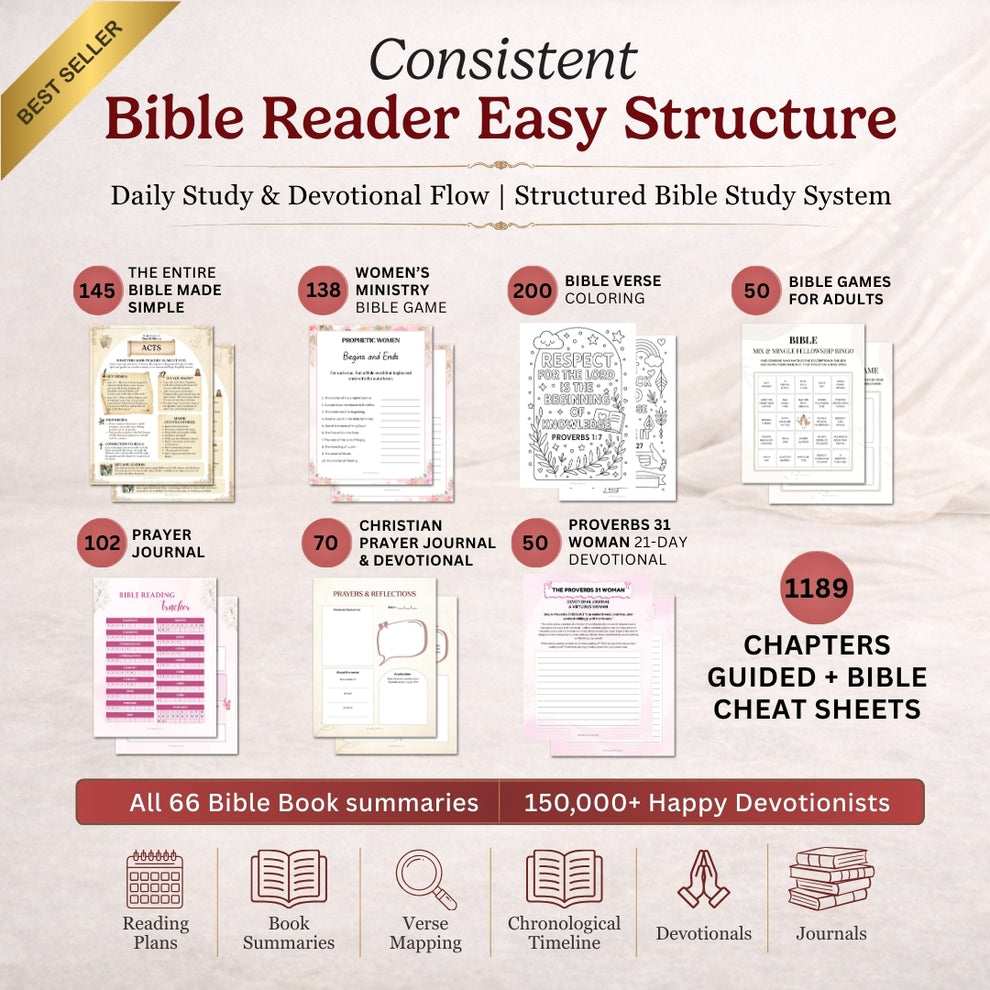 The Entire Bible Made Simple – 400+ Page Bible Study Bundle – PRINTABLE ...