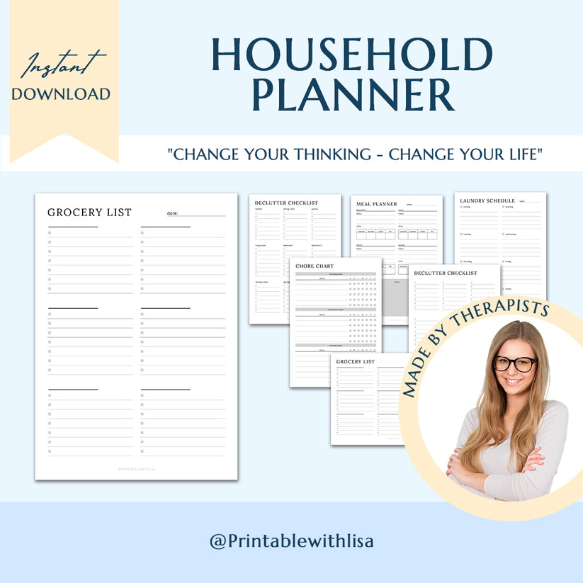 ADHD Planner Bundle – 200+ Pages to Organize Life, Focus & Wellness ...