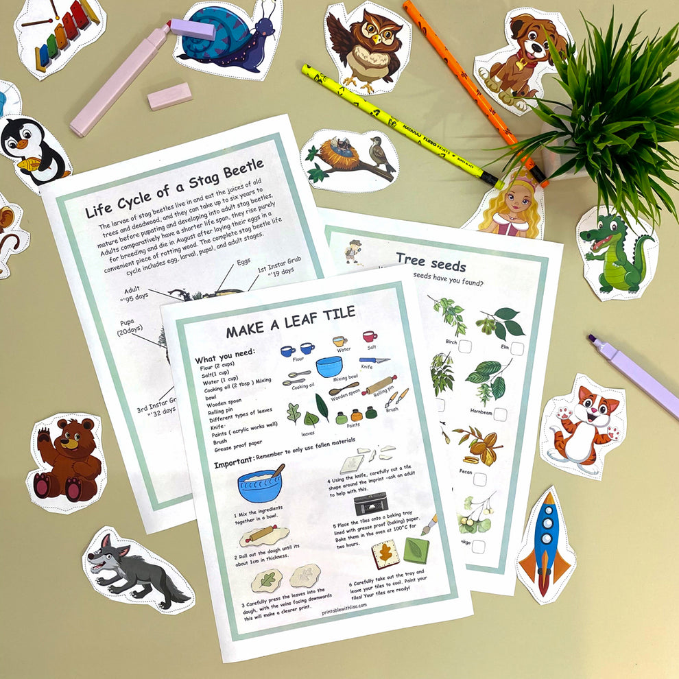 Printable Nature Journal for Kids | Homeschool & Charlotte Mason ...