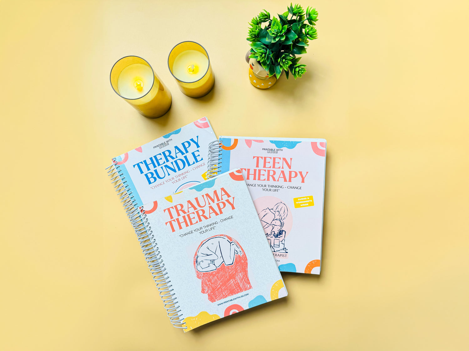 Printable With Lisa: Wellness Journals, Therapy Worksheets, Kids Books ...