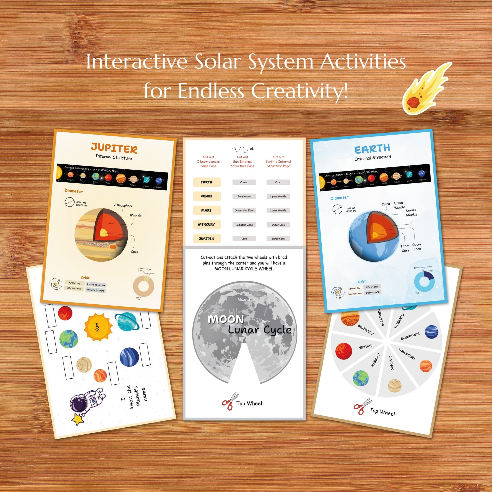 Solar System Busy Book for Kids – 92 Printable Space Activities ...