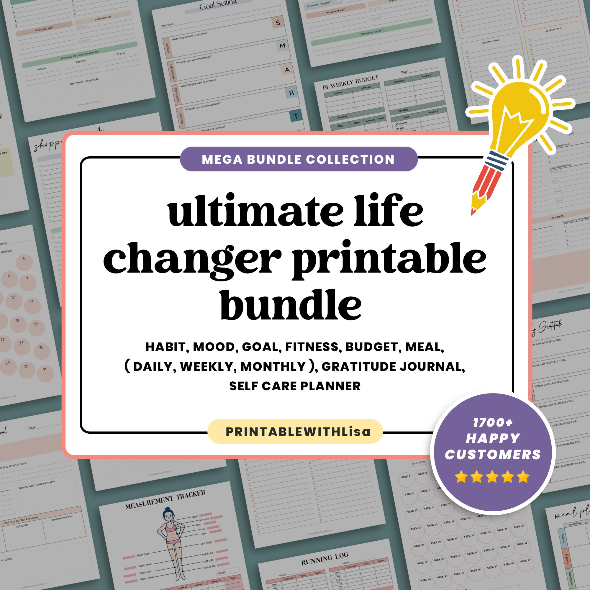 Ulitmate Life Changer Printable Bundle - PRINTABLEWITHLisa – PRINTABLE ...